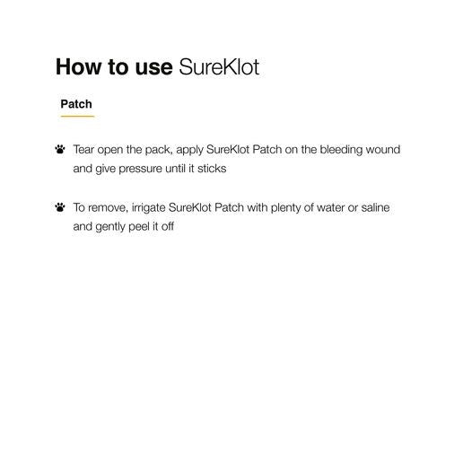 SureKlot™ Patch – Vet Surgical